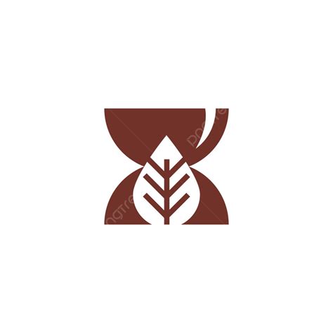 잎 벡터 로고 디자인이 있는 모래시계 생명 정원 일 Png 일러스트 및 벡터 에 대한 무료 다운로드 Pngtree