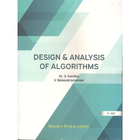 design and analysis of algorithms
