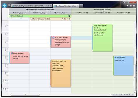 silverlight scheduler and calendar control coming soon in