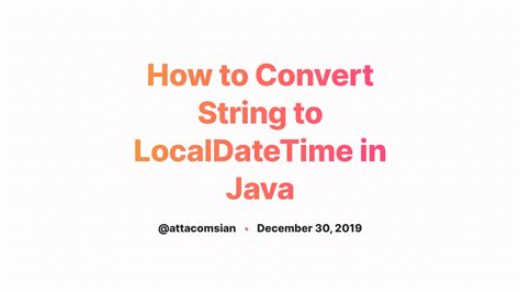 how to convert string to localdatetime in java