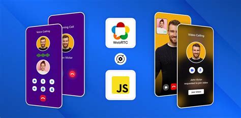 how to integrate audio and video calls using webrtc and javascript