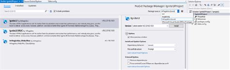 ignite ui nuget package infragistics blog