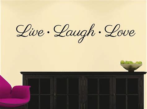 Live Laugh Love ~ Wall Decal Quote Vinyl Lettering Sticker Decor Wall