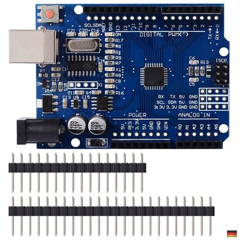 atmega328 starter set kit usb kabel header kompatibel arduino uno