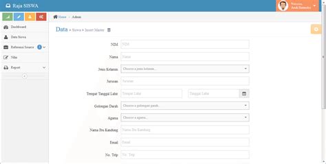 membuat aplikasi input data mahasiswa dengan netbeans sumber berbagi data