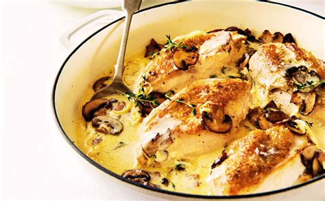 Como Preparar Frango Com Cogumelos Em Molho Cremoso Receita No Mmo