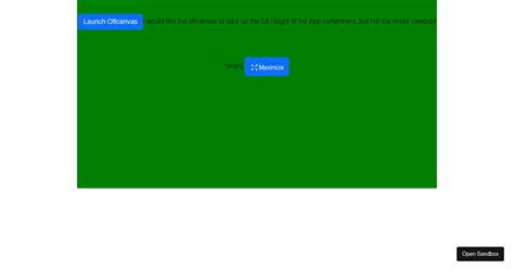 react bootstrap offcanvas