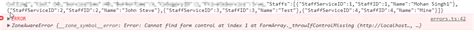 angular angular2 cannot find form control at index 1 at formarray