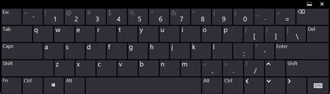 enable full keyboard layout for windows 8 touch screen