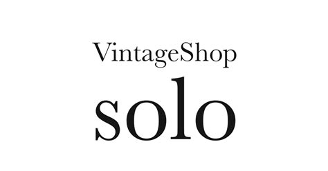 All Products Vintageshop Solo