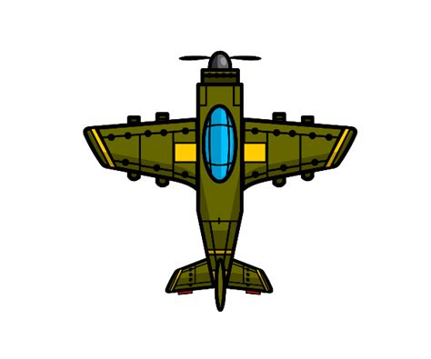 top down green plane