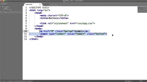 basic css buttons youtube