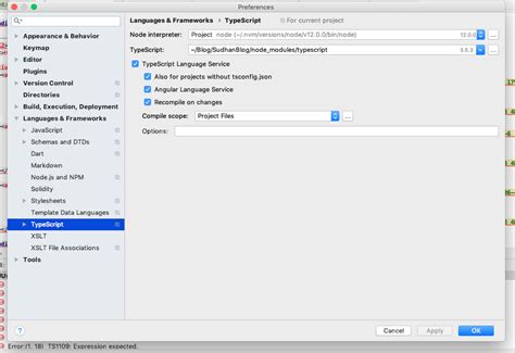html file not compelling in typescript 3 5 3 version angular cli 8