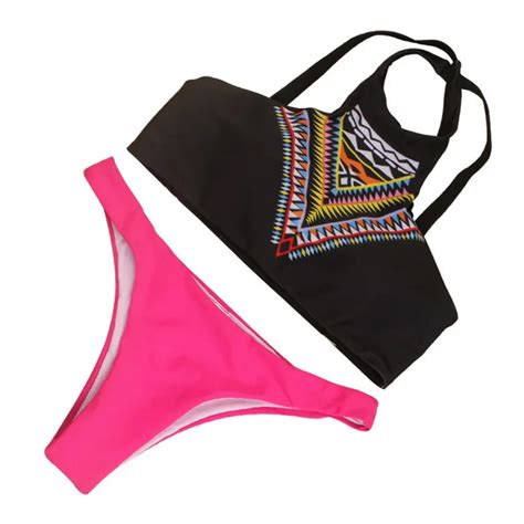 Swimwears Womens Motion Metal Ring Bikinis Woman Push Up Bikini Set