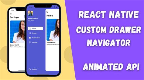 drawer navigation in react native react native tutorial youtube images