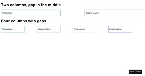 react flexbox grid codesandbox