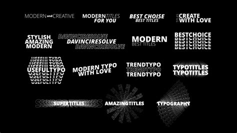 kinetic typography davinci resolve macros motion array