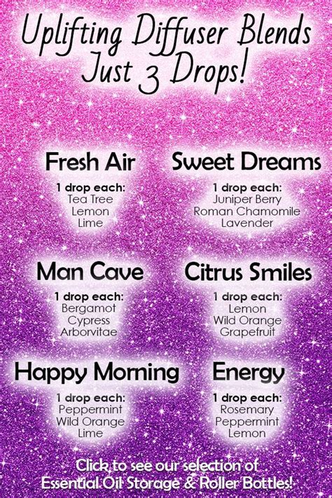 Uplifting Diffuser Blends Just 3 Drops Best Diffuser Recipe G