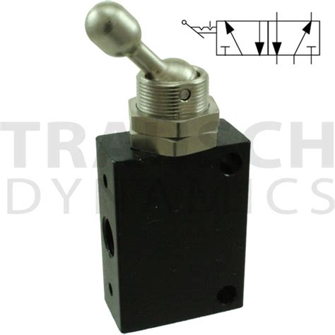 Air Toggle Valve 2 Position Double Acting On Off 1 8 Ports 3