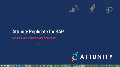 attunity replicate for sap demo youtube