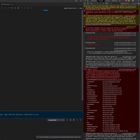 python vscode ipython interactive kernel slow startup and execution