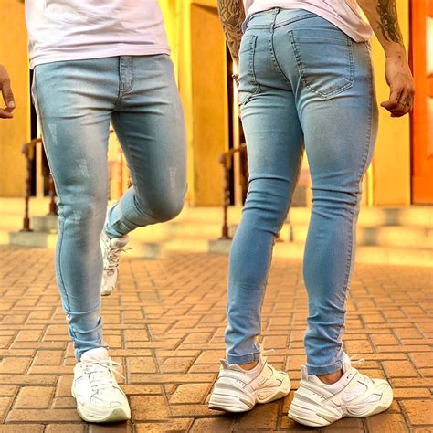 Manal Jeans Calça Jeans Masculina Skinny Lycra Com Elastano Promoção