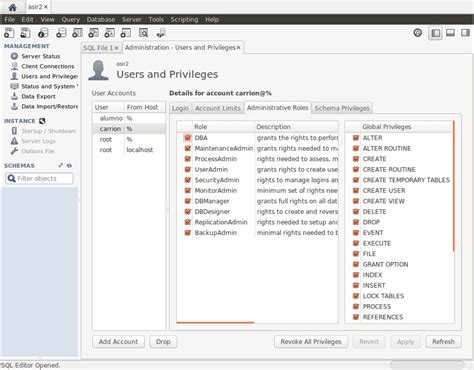 acceso bases de datos do alumnado ms sql server mysql postgresql e