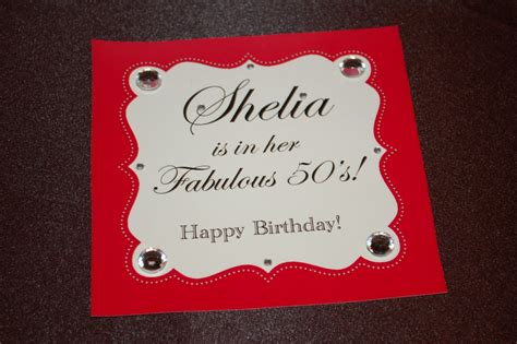 Life Meaningful Fabulous 50th Birthday Party