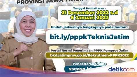 Seleksi Pppk Tenaga Teknis Dibuka Hari Ini Segini Formasinya Di Jatim