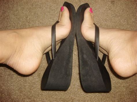 Pin On Sexy Wedge Flip Flops Thongs