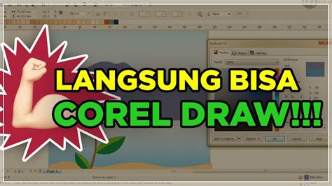tutorial corel draw dasar dasar vector youtube