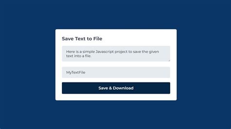 how to save textarea value to text file using javascript demo youtube