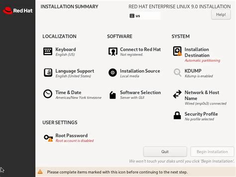 how to install rhel 9 step by step with screenshots