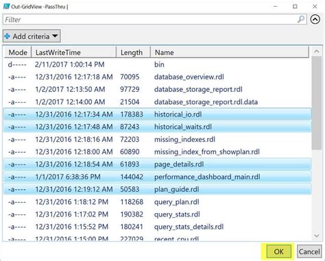 powershell commands for ssrs