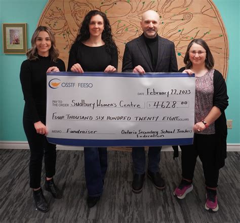 High School Teachers Raise Thousands For Sudbury Womens Centre