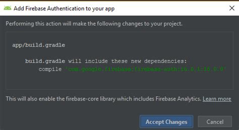 android failed to resolve firebase auth 15 0 0 stack overflow