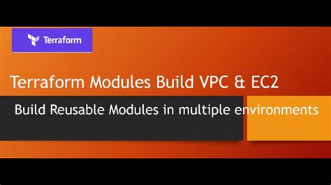 terraform aws terraform modules build reusable terraform modules vpc