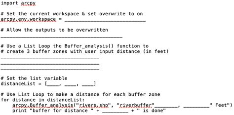 python how do i use a list loop with the buffer a geonet the