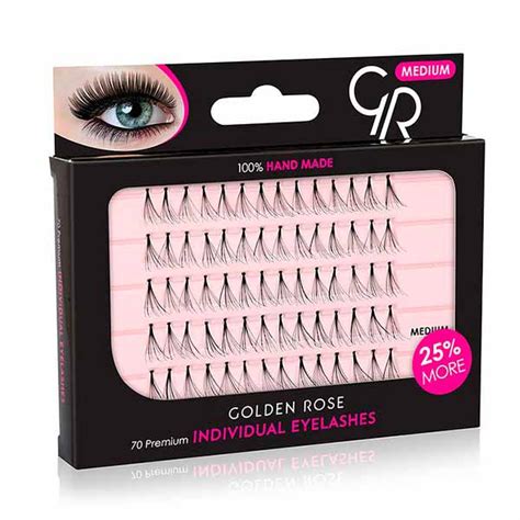 Golden Rose Pestañas Postizas Individuales Medium