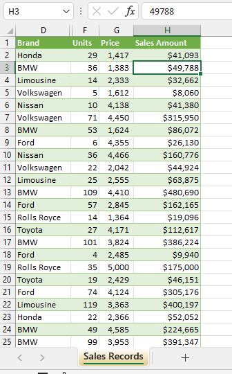 calculate of grand total using microsoft excel scan function data