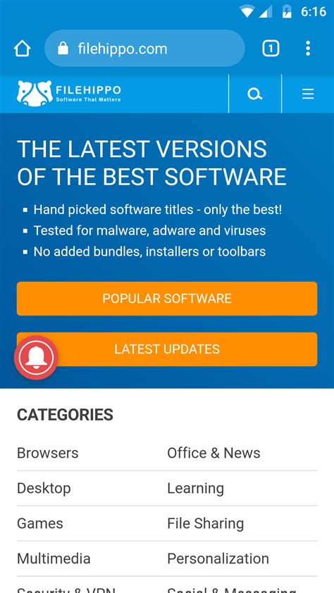 chrome on android finds colors from sites and uses them for action bar