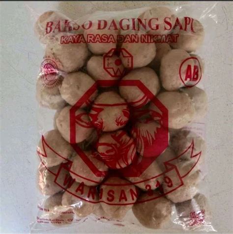 Jual Warisan 319 Sb Bakso Daging Sapi [50 Pcs] Di Seller Q N F Shop
