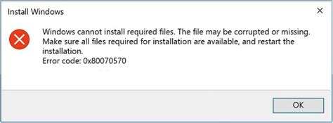 how to fix error 0x80070570 in three different situations