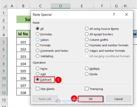 How To Subtract Multiple Cells In Excel 6 Effective Methods Exceldemy