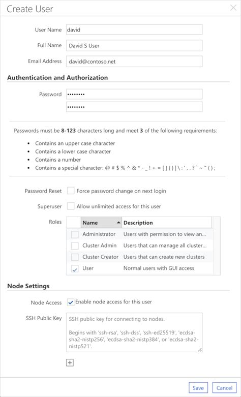 사용자 관리 azure cyclecloud microsoft docs