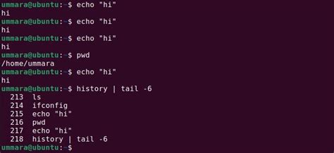 how to manage command history on linux