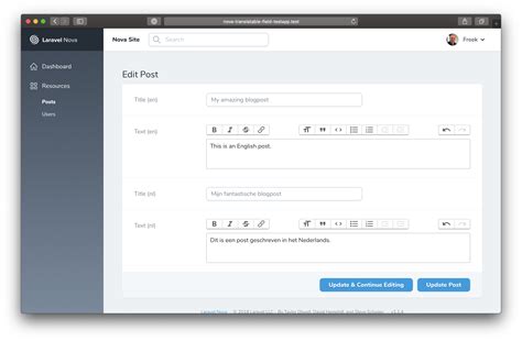 laravel nova themes