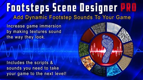 footsteps scene designer pro unity footstep walking sounds and scripts
