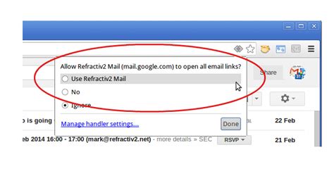 configure chrome with service handlers workspace tips
