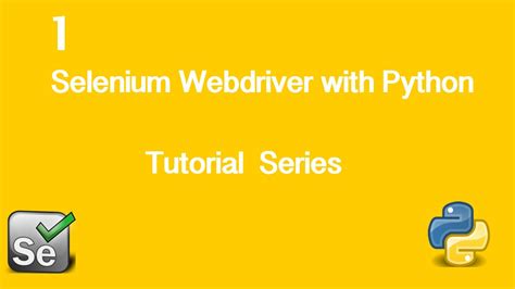 1 selenium webdriver with python tutorial installing firefox plugins